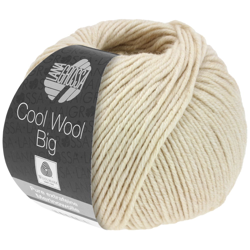 Lana Grossa Cool wool big melange 7347 naturel beige