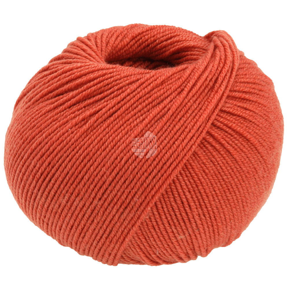 Lana Grossa Cool wool seta 08 roest rood - Hobbydoos.nl