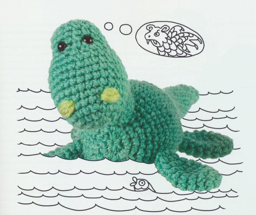 Haakpatroon Nina (monster van log)nessie